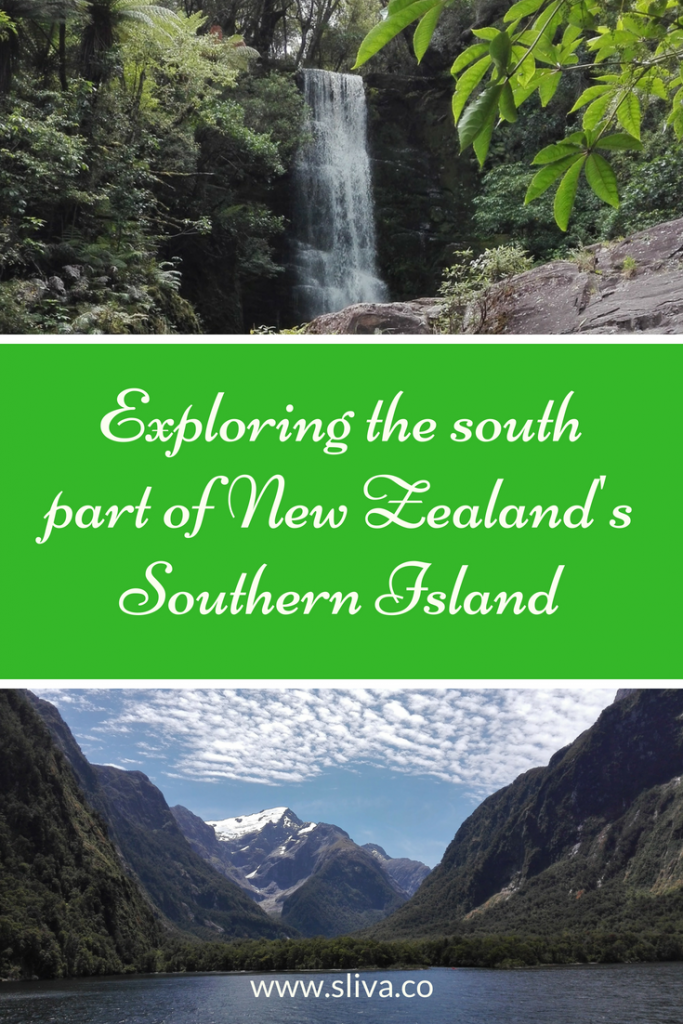 Exploring the south part of New Zealand's Southern Island - Sliva