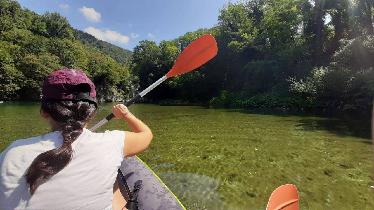 Calm water kayaking on Soča and Idrijca - Sliva